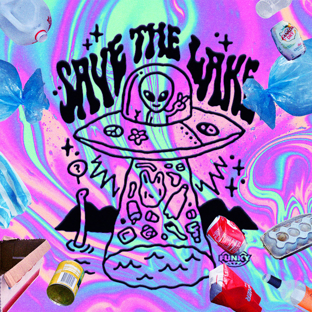 FUNKY SAVE THE LAKE TEE – Funkysnowboards