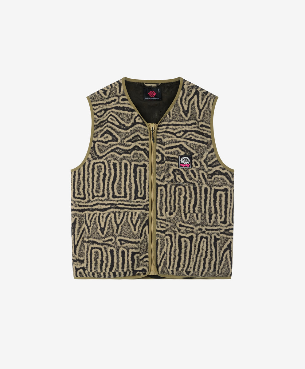 FUNKY HERITAGE COTTON RIPSTOP VEST WASHED SAND – Funkysnowboards