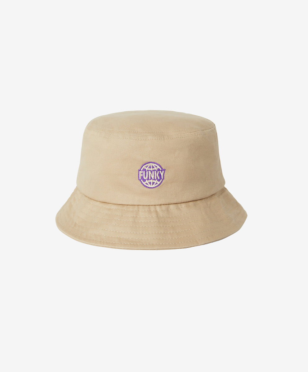 FUNKY LOGO BUCKET HAT SAND – Funkysnowboards