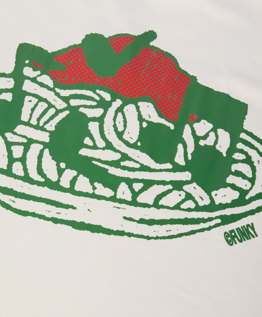 FUNKY SPAGHETTI TEE OFF WHITE – Funkysnowboards