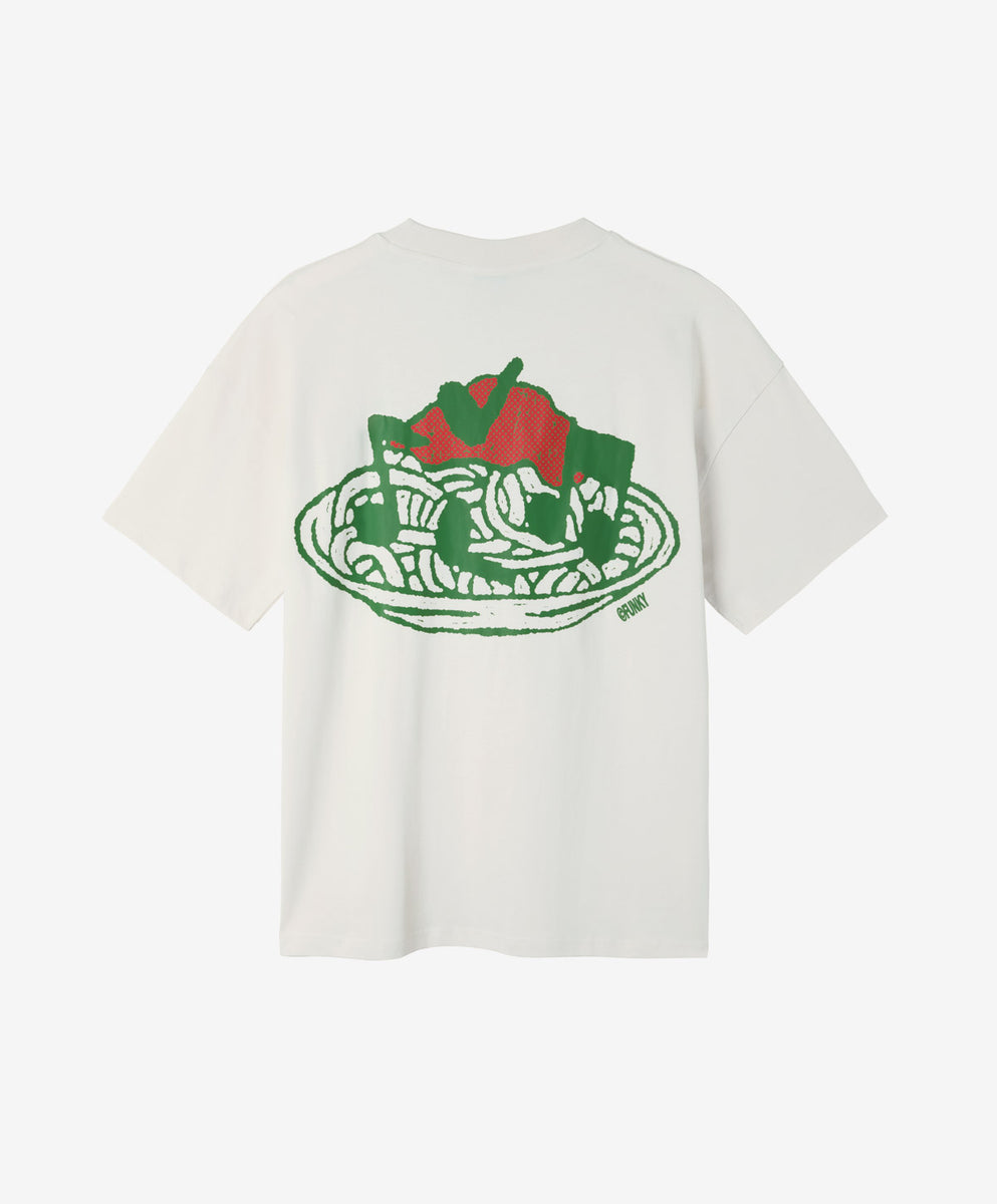 FUNKY SPAGHETTI TEE OFF WHITE – Funkysnowboards