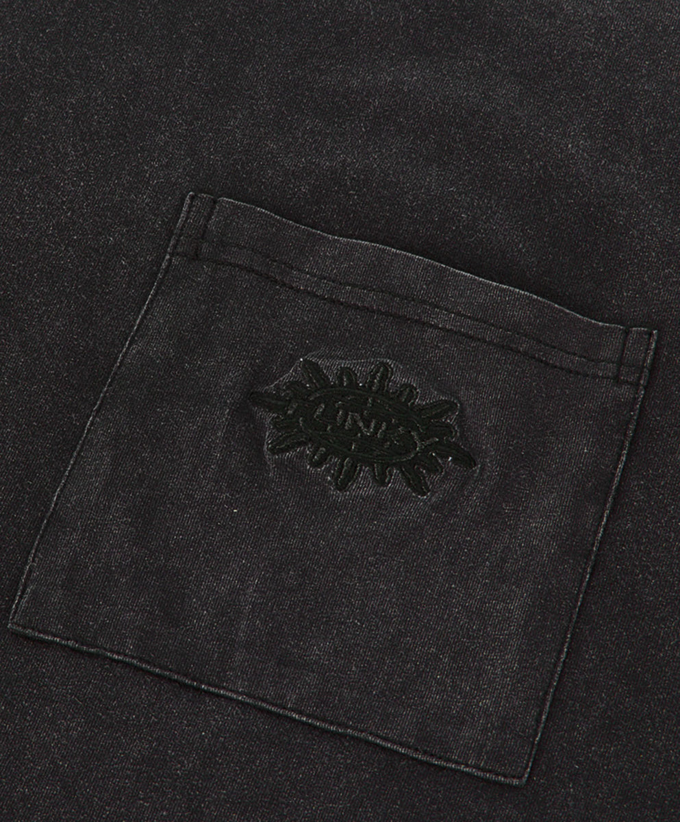 FUNKY ULTRA POCKET TEE WASHED BLACK – Funkysnowboards