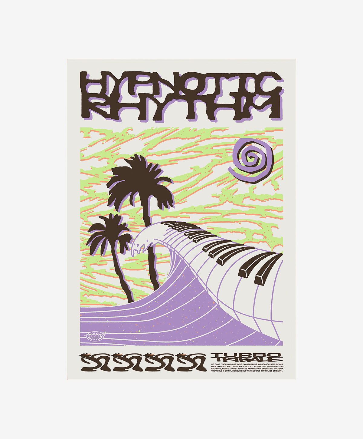 FUNKY HYPNOTIC RYTHM POSTER – Funkysnowboards