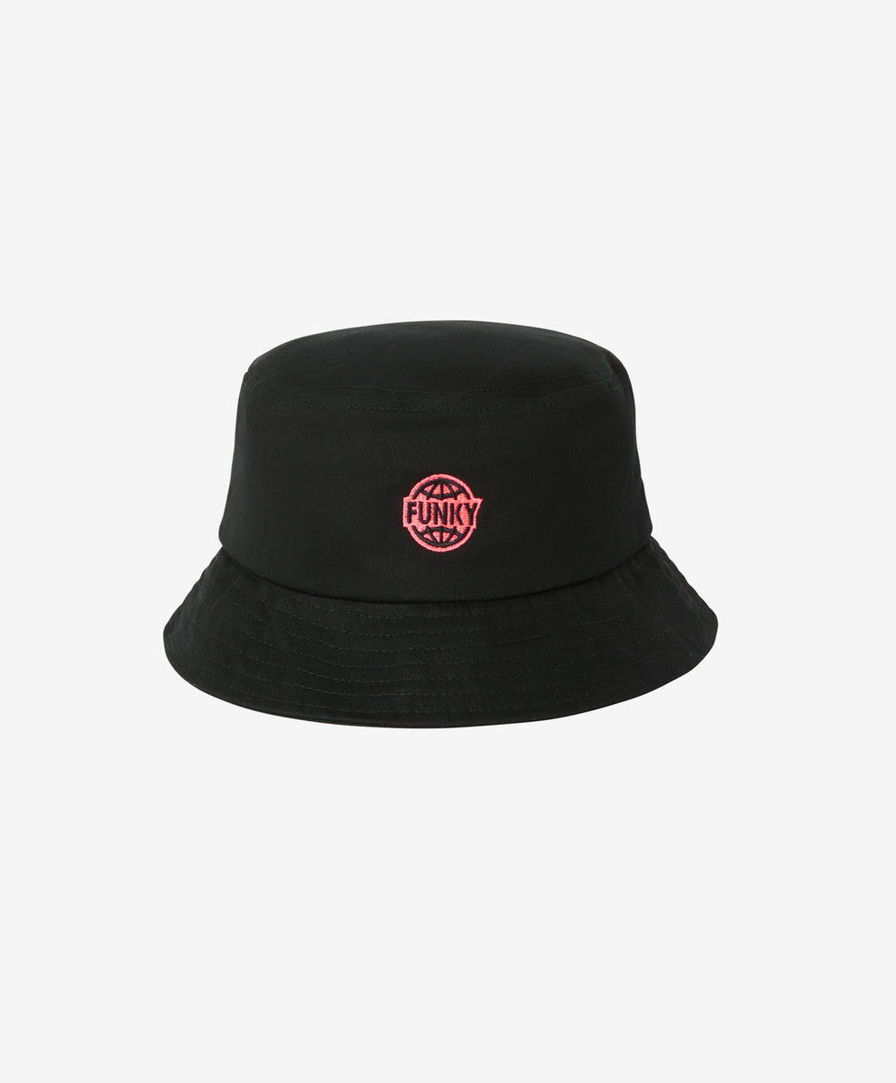 FUNKY LOGO BUCKET HAT BLACK – Funkysnowboards