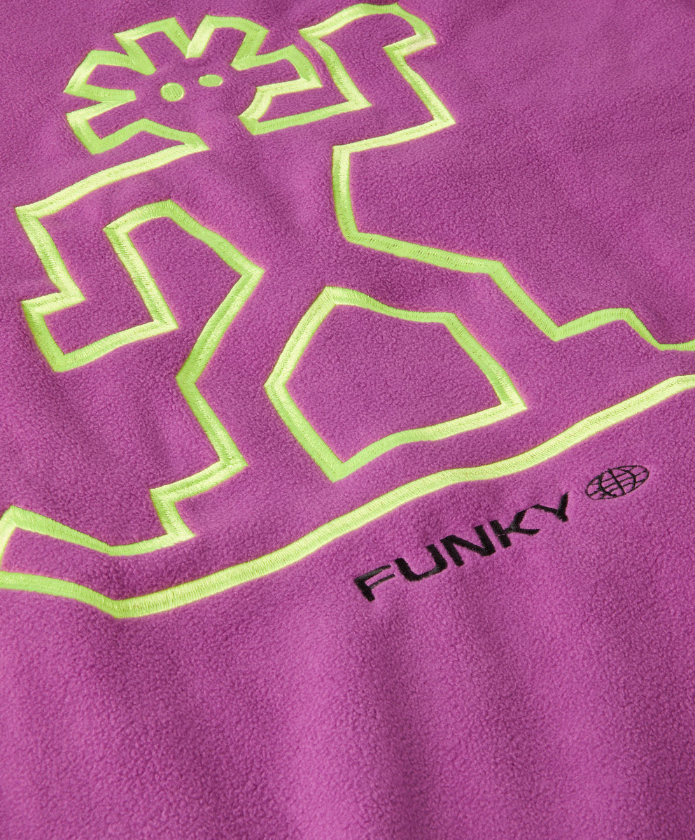 FUNKY RIDER FLEECE GRAPE – Funkysnowboards