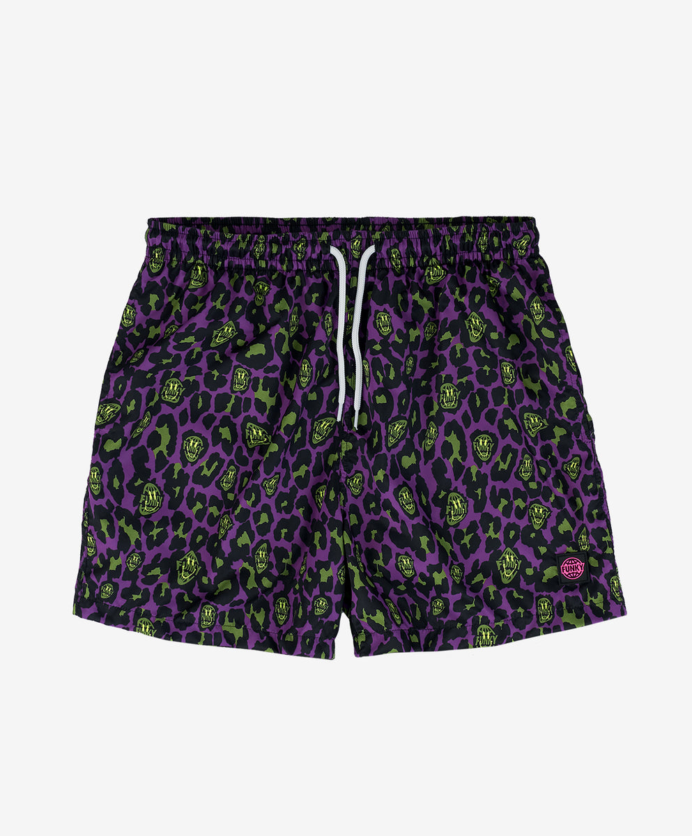 FUNKY ACID SWIM SHORTS PURPLE – Funkysnowboards